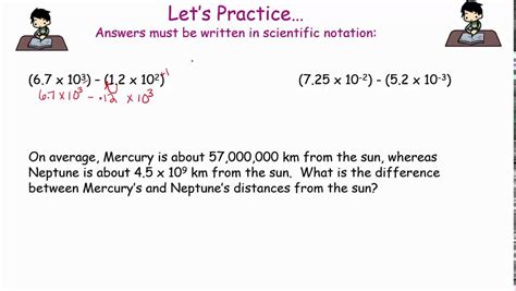 How To Add And Subtract Scientific Notation
