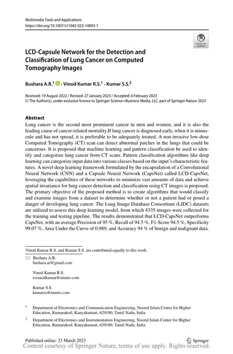 Lcd Capsule Network For The Detection And Classification Of Lung Cancer On Computed Tomography