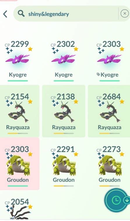 Shiny Kyogre And Shiny Groudon And Shiny Rayquaza Pokemon Go Legacy Moves