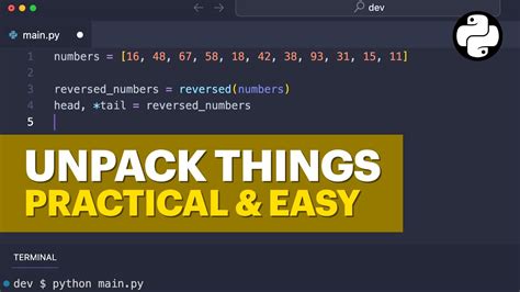 Extended Iterable Unpacking How It Helps You With External Data In