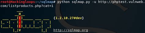 sqlmap sql vulnerabilities detection and exploitation tool