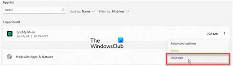 How To Uninstall Spotify On Windows 11