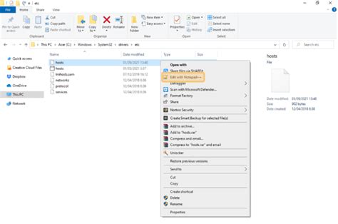 Cara Mengedit File Host Di Windows 10 Dengan Notepad Leskompi