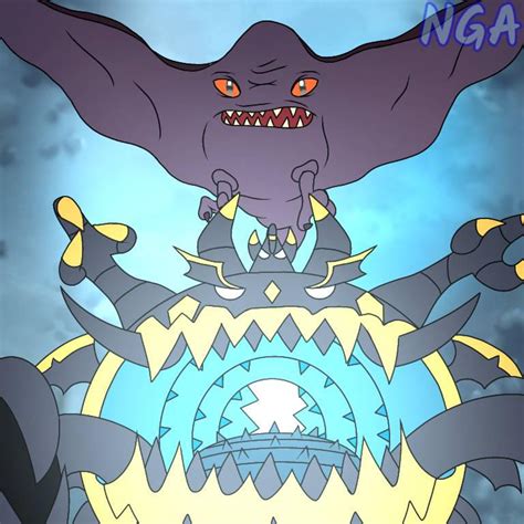 Guzzlord And Phantom By Neviagreatestart On Deviantart