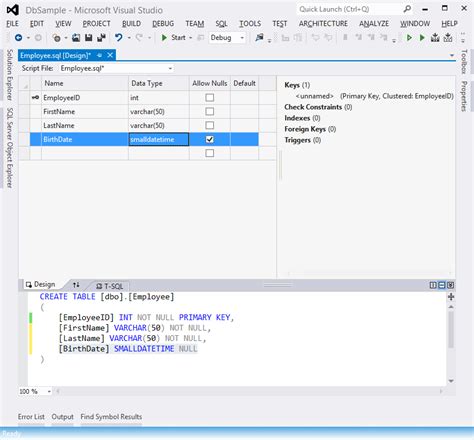 Sql Server Data Tools Ssdt