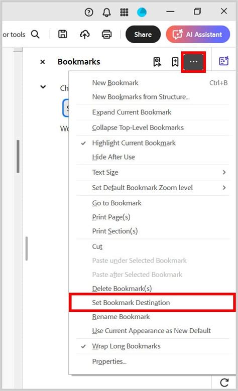 How To Create Bookmarks In Adobe Acrobat Updated Interface