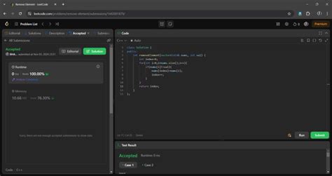100daysofcode Dsa Leetcode Codingjourney Problemsolving Programming Arraymanipulation