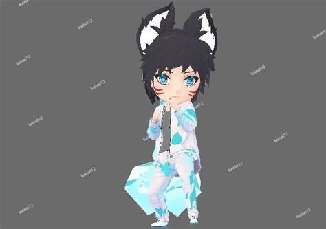 3d Model 3d Male Chibi Avatar For Vrchat And Vtubing Vr Ar Low Poly Cgtrader