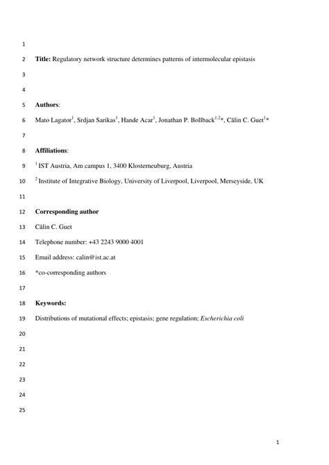 Pdf Regulatory Network Structure Determines Patterns Of
