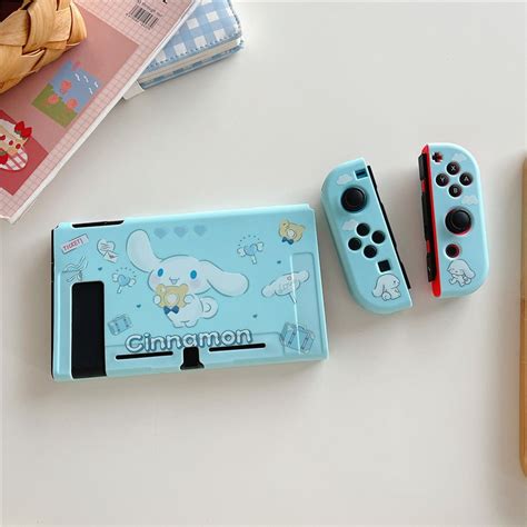 Nintendo Switch Oled Case Cinnamonpompompurin Cute Nice Casing Silicon