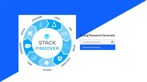 Strong Password Generator Stackfindover