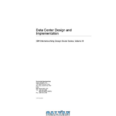 دانلود کتاب data center design and implementation بلیان