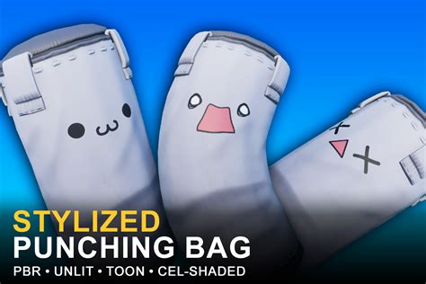 Stylized Punching Bag Pbrunlitcel Shadedsimple 3d Characters Unity Asset Store