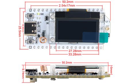 Amazon Com DIYmalls MHz ESP LoRa V OLED Development Board MHz LoRa Antenna For