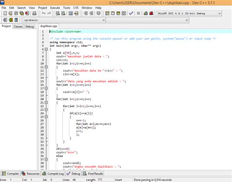 rencana kuliah minggu ke 8 nomor 3 menghilangkan duplikasi pada array