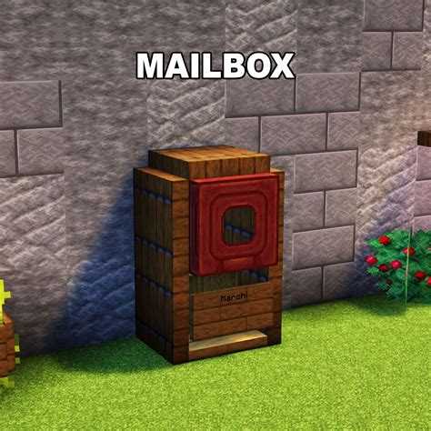 MarchiWORX On Instagram Minecraft Working Mailbox Follow For OP Minecraft Builds Share With