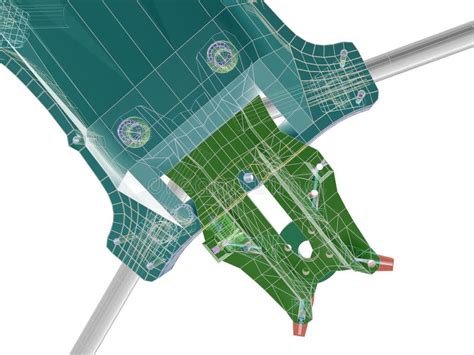 3d Structure Abstract 3d Render Stock Illustration Illustration Of Machine Drawing 117288821