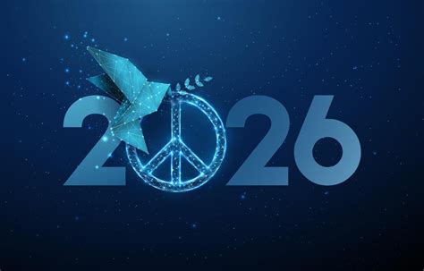Peace Symbol And 2026 Graphic Design 73506845 Vector Art At Vecteezy