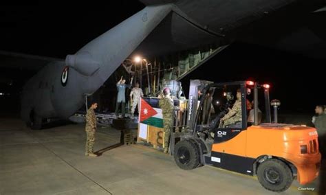 طائرات تقلع من الأردن وتحمل مساعدات إنسانية لتنفيذ إنزال جوي جديد على