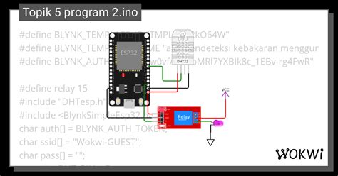 Dht22 Relay Copy 2 Wokwi ESP32 STM32 Arduino Simulator