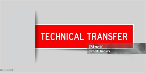 회색 배경에 단어 기술 전송과 빨간색 색상 스티커 라벨 삽입 0명에 대한 스톡 벡터 아트 및 기타 이미지 0명 건강관리와 의술 검증 Istock
