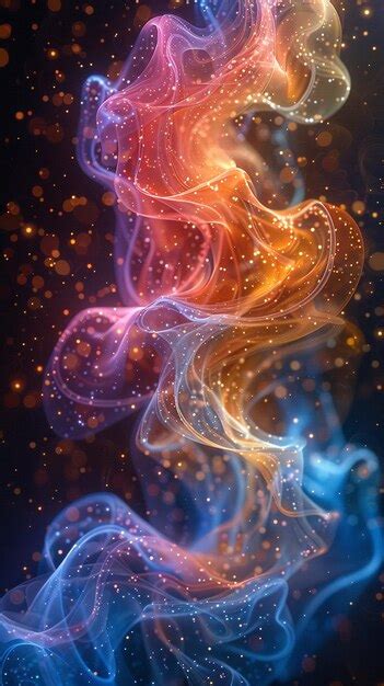 Premium Photo Quantum Particles Visualized As A Dynamic