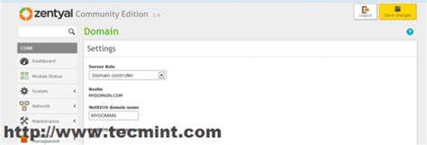 Install Zentyal As PDC Primary Domain Controller And Integrate Windows System Part 1