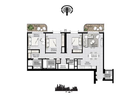 Marina Vista Emaar Beachfront Private Beach Living Beachfront