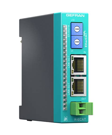 modulo gateway ethercat r ecat per automazione industriale gefran