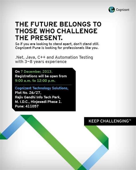 Cognizant On Linkedin Do You Have 3 8 Years Experience In Javanetcautomation Testing