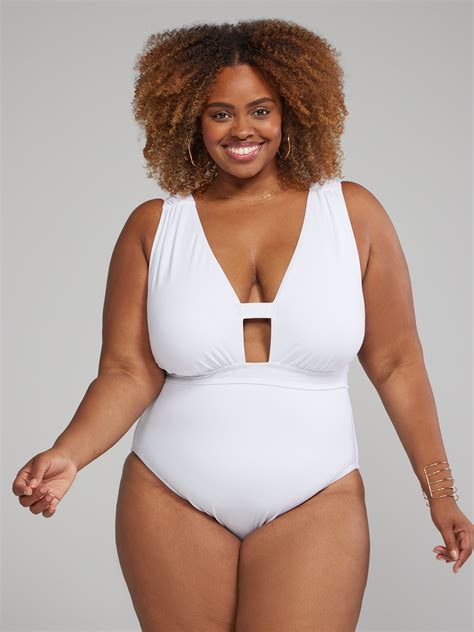Sexy One Piece Swimwear Plus Size