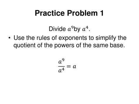 Ppt Monomial Division Powerpoint Presentation Free Download Id2673324