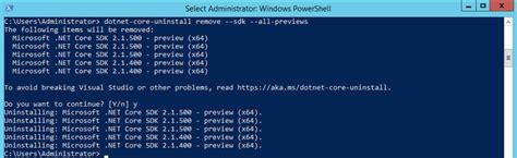 How To Remove The Net Core Runtime And Sdk Dev Community
