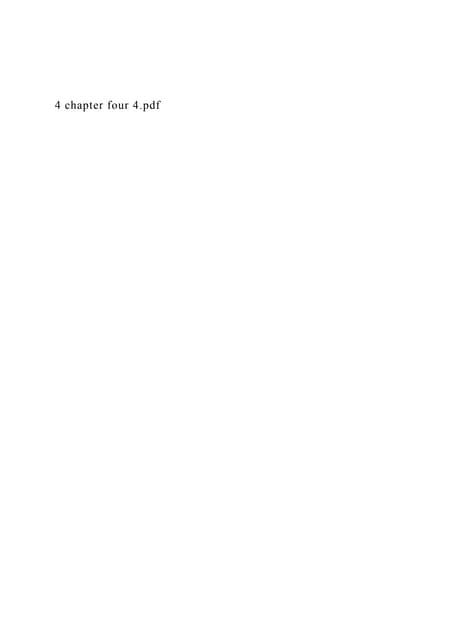 4 chapter four 4 pdf docx