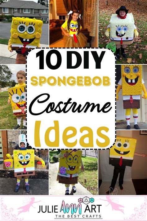 Diy Spongebob Costume Ideas For Squarepant Lovers Julie Ann Art