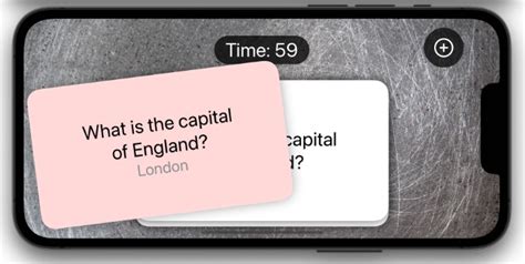 Ios Flashcard App That Allows Users To Enter Cards And Test Themselves With A Timer