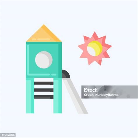 아이콘 놀이터 시티 파크 기호에 적합합니다 플랫 스타일 편집 가능한 간단한 디자인 디자인 템플릿 벡터 간단한 그림 가냘픈에 대한 스톡 벡터 아트 및 기타 이미지 Istock