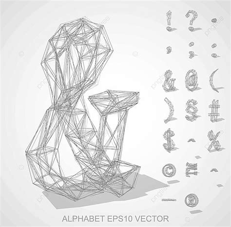 Handdrawn 3d Symbols In A Vector Sketched Illustration Vector Usd