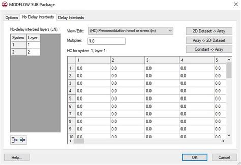 File Modflow Sub Nodelay  Xms Wiki
