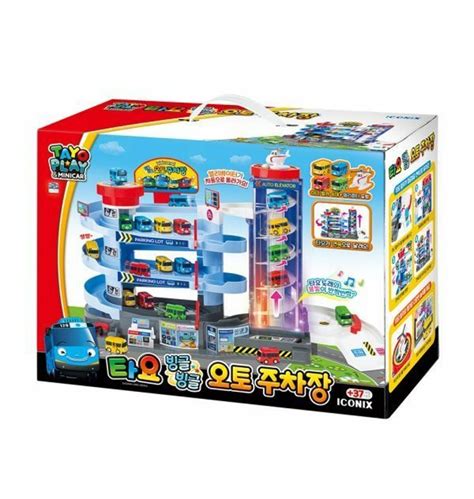 아이코닉스 타요 빙글빙글 오토주차장 놀이세트 혼합색상 560 X 180 X 320 Mm 티몬