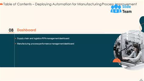 Deploying Automation For Manufacturing Process Improvement Powerpoint Presentation Slides Ppt