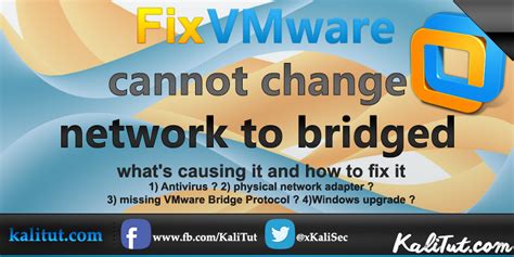 Vmware Cannot Change Network To Bridged KaliTut