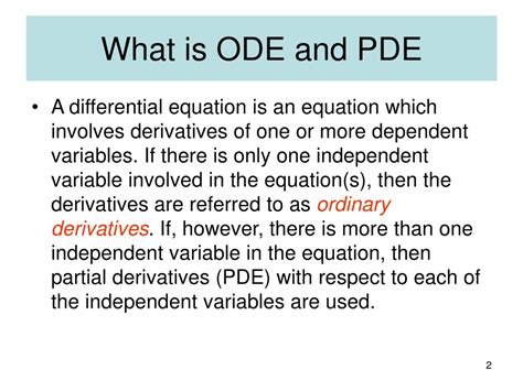 PPT Numerical Methods For ODE With MATLAB Solutions And Techniques