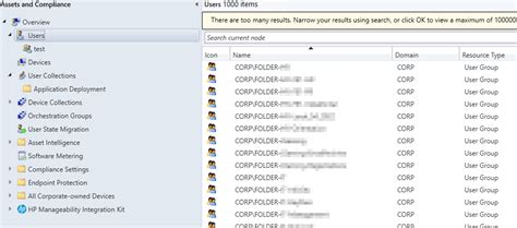 User Collections Containing Ad Groups Are Empty Rsccm