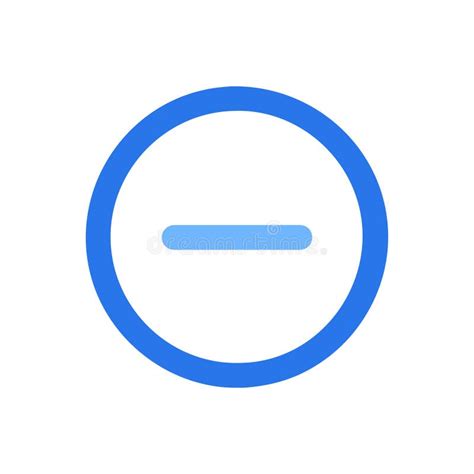 Dynamic Minus Sign Icon For Analysis Stock Image Illustration Of