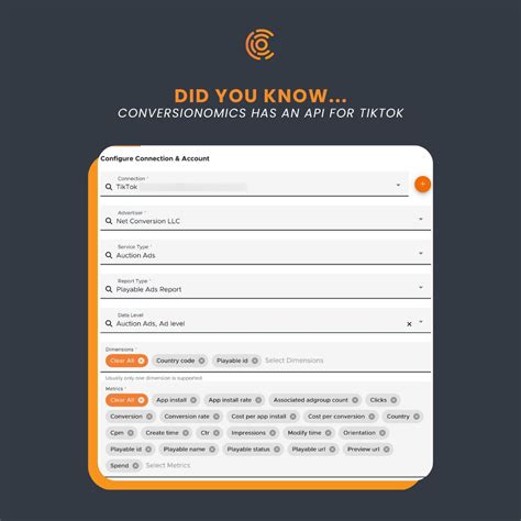 How To Use Conversionomics Tiktok Api Conversionomics Posted On The