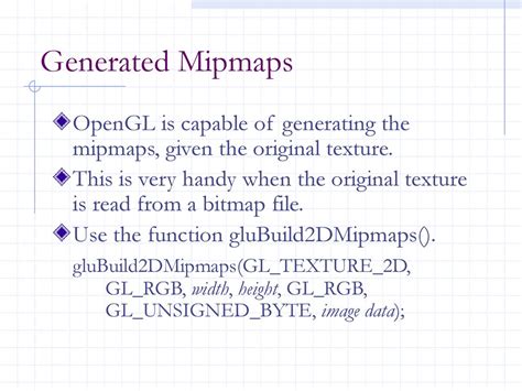 Mipmaps Lecture 16 Mon Oct 1 Ppt Download