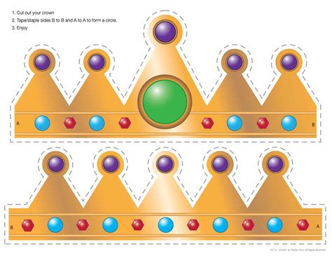 Шаблон Короны Для Вырезания 53 фото