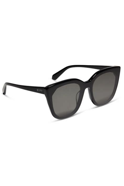 Gjelina Cat Eye Sunglasses In Blackgrey Diff Eyewear