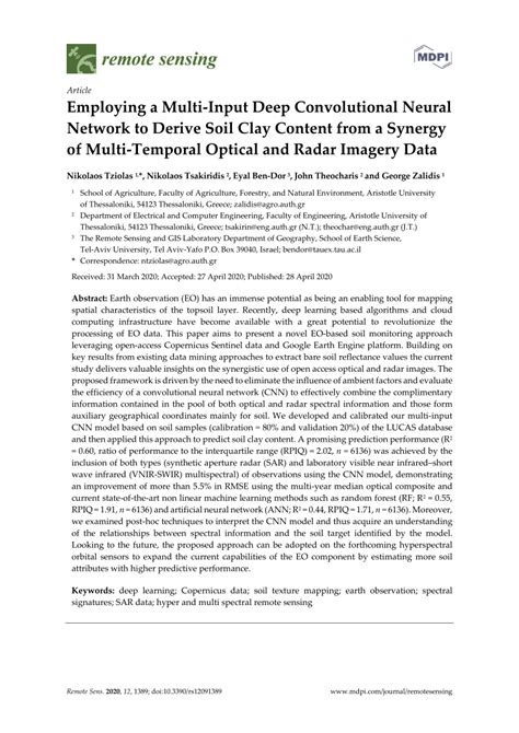 Pdf Employing A Multi Input Deep Convolutional Neural Network To